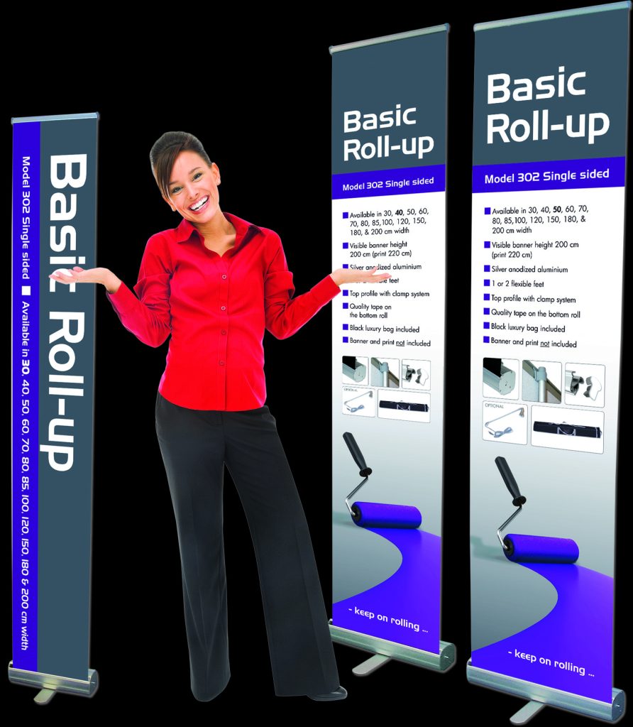 Basic Roll-up, ensidet finder du hos MAGA Print & Visuel P/S